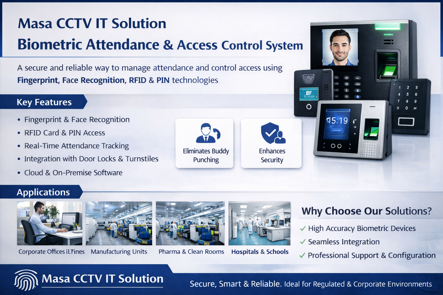 Biometric Attendance & Access Control System – Masa Enterprises